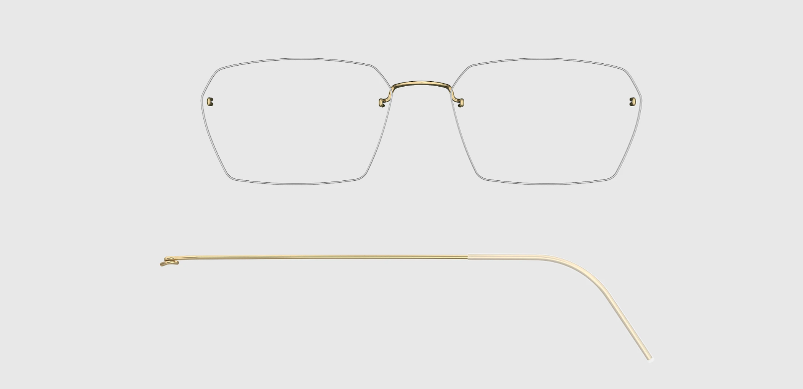 SPIRIT TITANIUM RIMLESS WITH BASIC TEMPLE – Gazal Eyecare Shop
